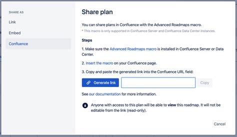 Sharing And Exporting Plan Data Advanced Roadmaps For Jira Data Center 329 Atlassian