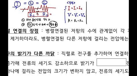 중2 2단원 전기와 자기 8 저항의 직렬 병렬 연결 특징과 알아야 할 것들 Youtube