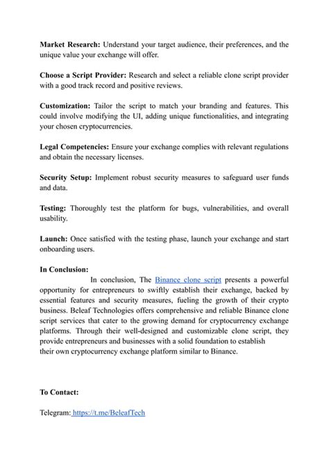 Binance Clone Script Pdf