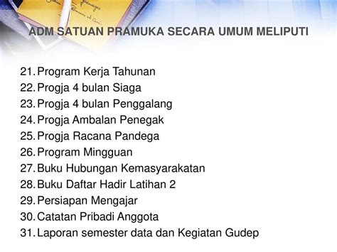 Detail Contoh Program Kerja Pramuka Koleksi Nomer 51