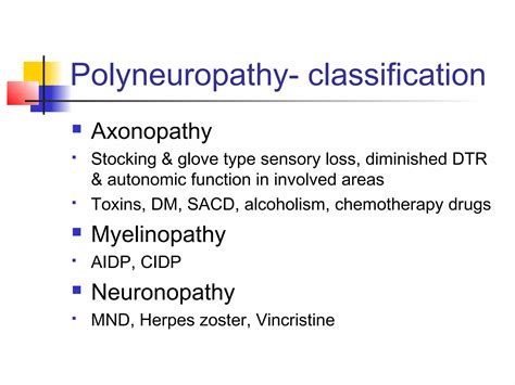 Polyneuropathy Ppt