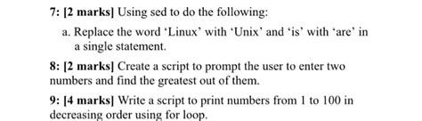 Solved Create A Directory Assignment4 And Perform Following