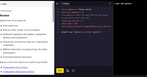 learning python codecademy