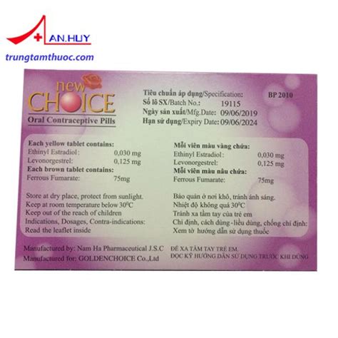Thuốc New Choice là thuốc gì, giá bao nhiêu tiền? có tác dụng gì?