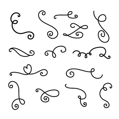 Premium Vector Hand Drawn Elements And Monograms