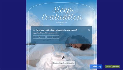Insomnia Evaluation Questionnaire Form Templates Teramine Forms