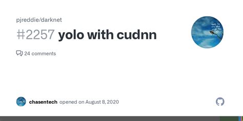Yolo With Cudnn · Issue 2257 · Pjreddie Darknet · Github