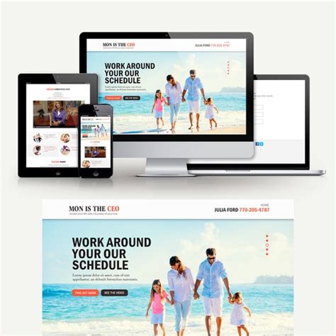 Create A Landing Page Attractive To Women Landing Page Design Contest