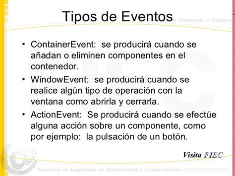 Manejo De Eventos En Java