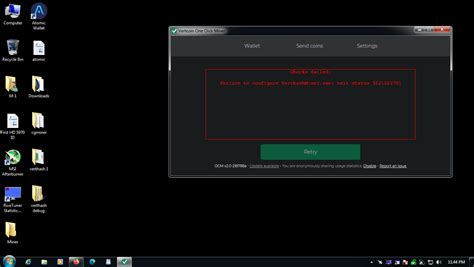 Failure To Config VerthashMiner Exe Exit Status W Dual GPU HD GB Card