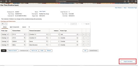 Rapid Calculation In Global Payroll Peoplesoft Hcm Image 51