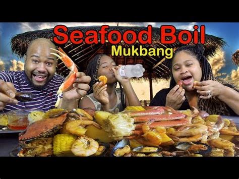 Seafood boil Mukbang! Snow Crab|Blue Crab|Mussels|Shrimp Bloveslife ...