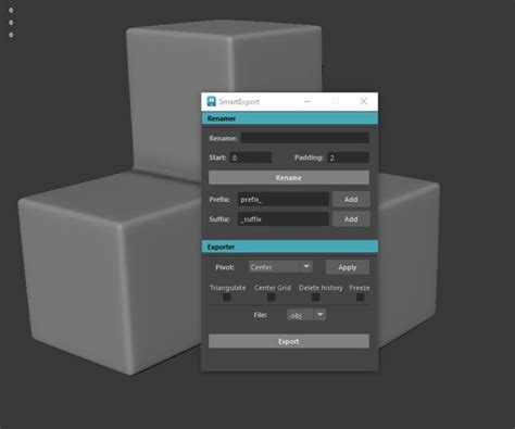 Artstation Maya Smartexport Python Script Resources