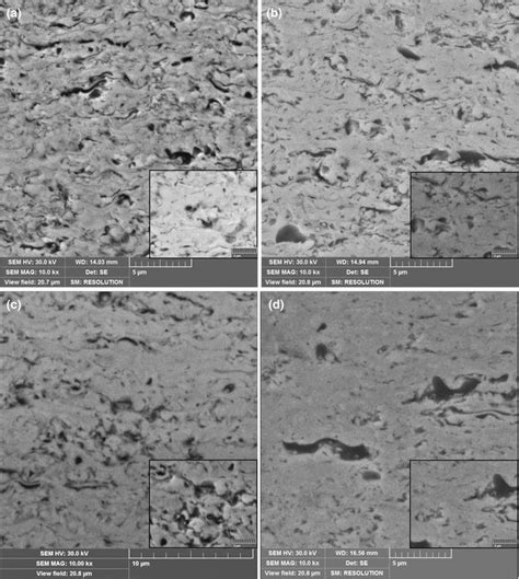 Cross Sectional Sem Micrograph 10 K× Magnification With 20 K×