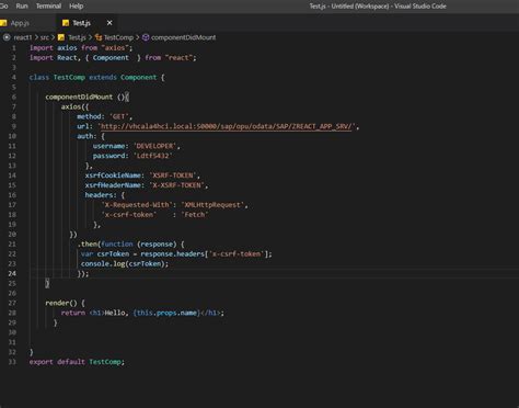 Small Sap Talk Obtaining A Csrf Token When Working With An Odata Service