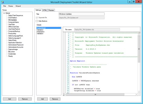 Create A Custom Deployment Wizard Pane For Updates Mdt Micahs It Blog
