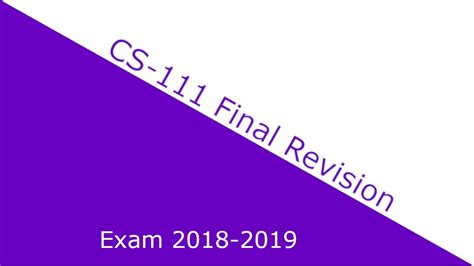 Cs Exam Youtube