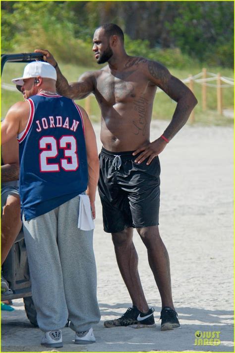 Lebron James Shirtless Nike Commercial Shoot Photo Lebron James Shirtless Photos