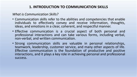 SOLUTION: Communication skills module 1 - Studypool