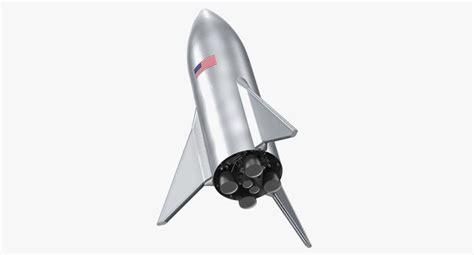 Starship spaceship model - TurboSquid 1393633