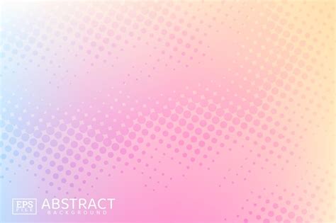 추상 도트 하프톤 그라데이션 색 배경 프리미엄 벡터