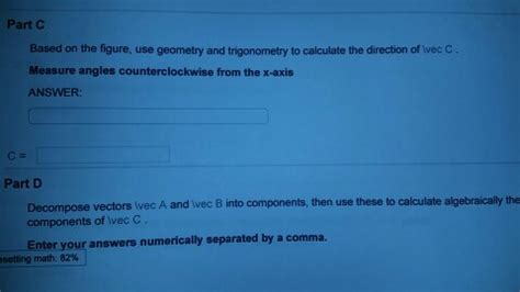 Solved This Figure Shows Vector Vec A And Vec B Let Vec Chegg Com