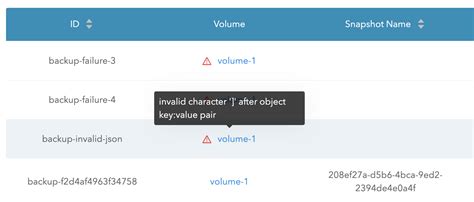 BUG Mapping Of Error Messages To User Friendly Error Messages On UI For Backup Retrieve