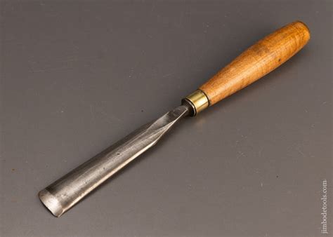 Fat 1 Inch Wide No 7 Carving Chisel Gouge Mathieson 112789 Jim Bode Tools