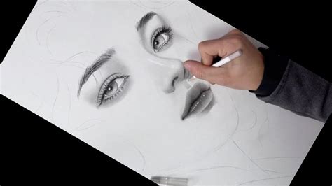How To Draw A Realistic Nose And Lips Mouth Easy Step By Step Tutorial For Beginners YouTube