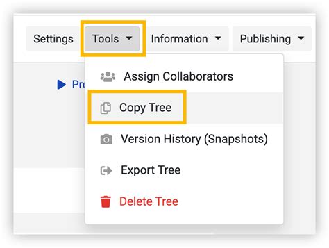 How Do I Copy A Tree Zingtree Help Center