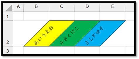 Excelセル自体が斜めになる IT予備 ITで効率化する予備知識 Excelセル自体が斜めになる IT予備 ITで効率化する予備知識