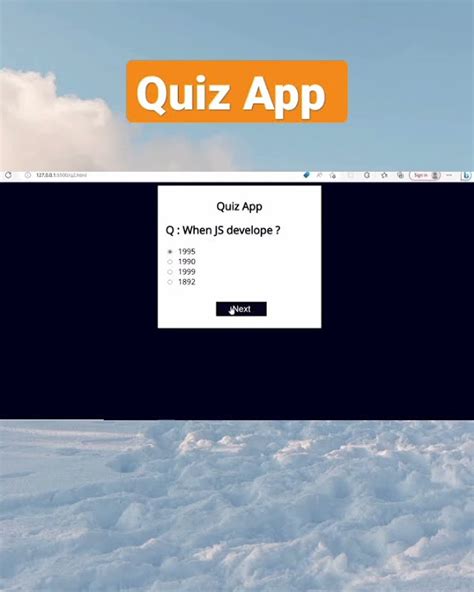 Quiz App Using Javascript Shorts Javascript Youtubeshorts