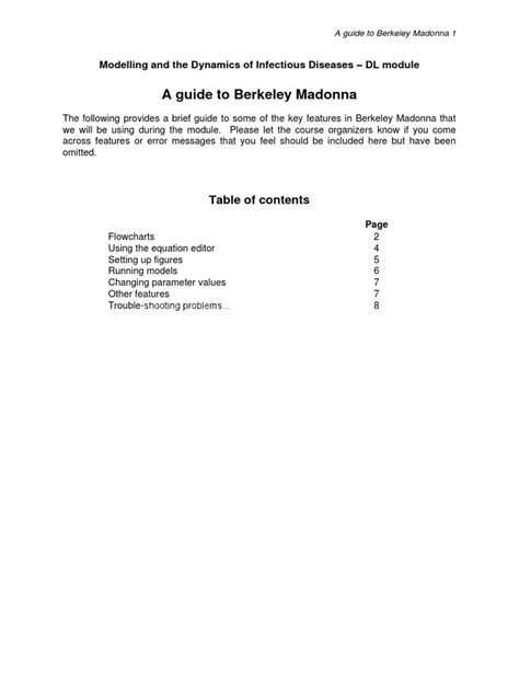 Berkeley Madonna Guide Pdf Cartesian Coordinate System Variable