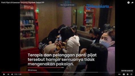 Panti Pijat Di Kawasan Serpong Ternyata Alih Fungsi Jadi Tempat Prostitusi Tribunjakarta Com