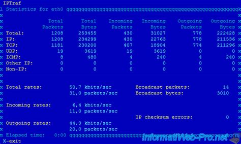 Network Monitoring In Real Time With Iptraf Linux Tutorials