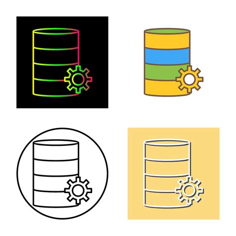 Unique Database Management Vector Icon 30940250 Vector Art At Vecteezy