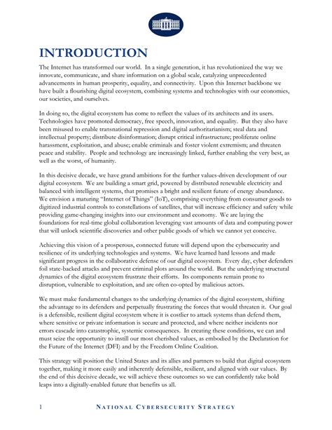 National Cybersecurity Strategy U S Embassy In Singapore