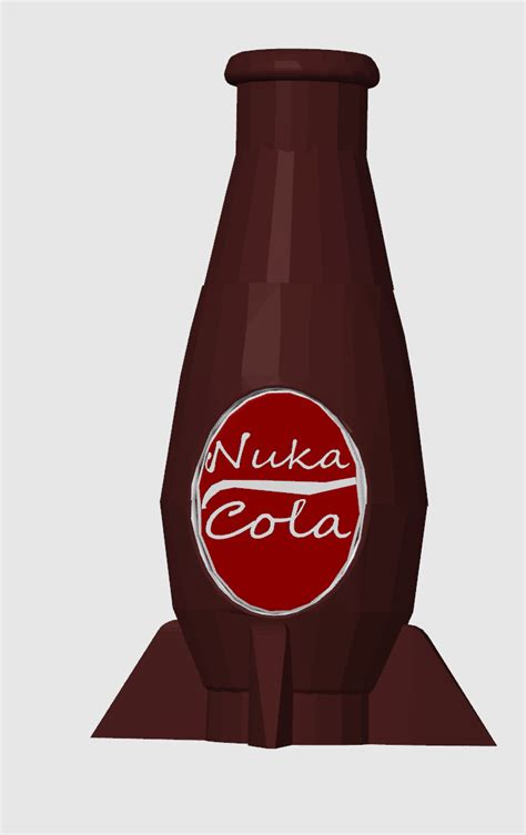 Archivo STL gratuito Caída de la botella de Nuka Cola 🧸 ・Idea de impresión 3D para descargar・Cults