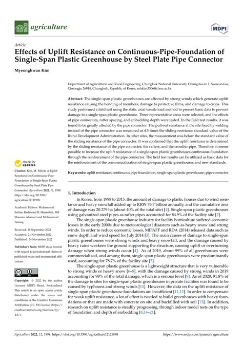 Pdf Effects Of Uplift Resistance On Continuous Pipe Foundation Of