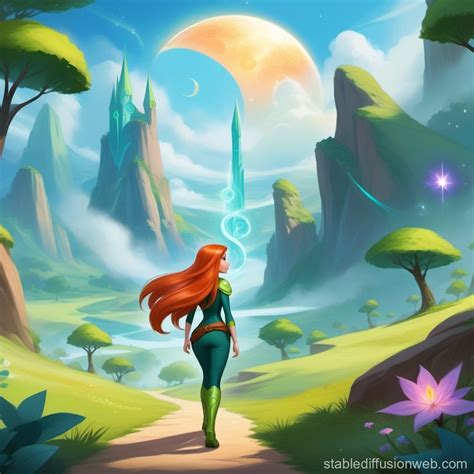 Kim Possible Adventure Cartoon Stable Diffusion Online