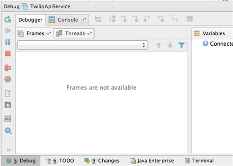 Intellij Debug Tool Window Switches From Console To Debugger Stack