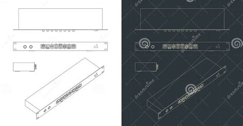 Midi Switch Blueprints Stock Vector Illustration Of Sound 234113469