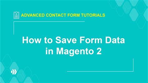 How To Save Form Data In Magento 2 Youtube