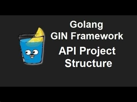 GIN Golang API development course | GIN Golang API tutorial #7: go api project structure - YouTube