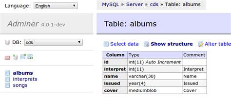 Adminer Database Management In A Single Php File