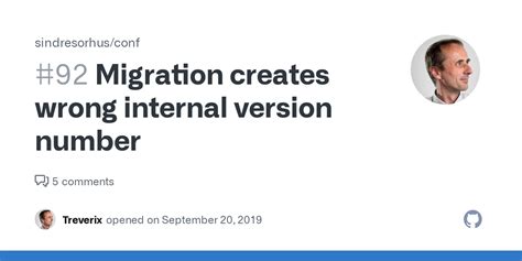 migration creates wrong internal version number · issue 92