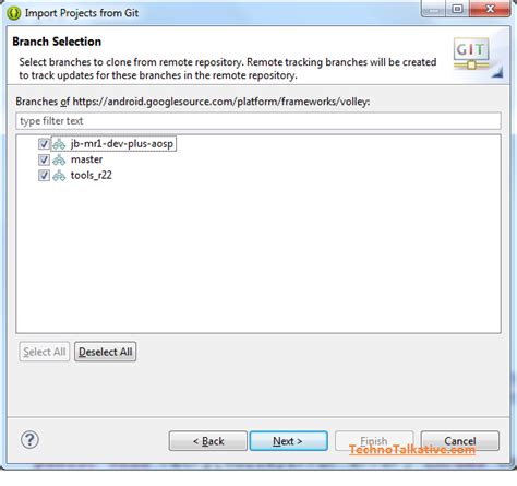 Android Import Projects From Git