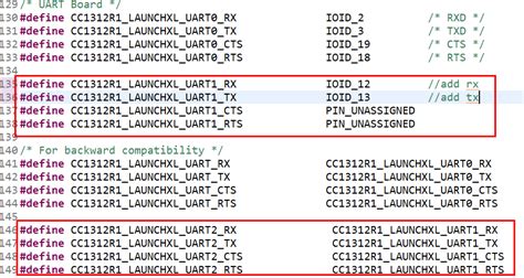 Rtoslaunchxl Cc1312r1 Cc1312 Uart Issue Sub 1 Ghz Forum Sub 1 Ghz Ti E2e Support Forums