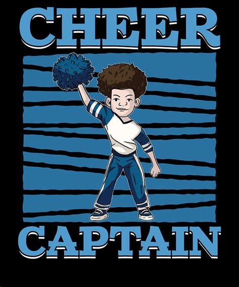 Cheerleading Captain Cheercaptain Cheerleader Digital Art By Crazy Squirrel Fine Art America