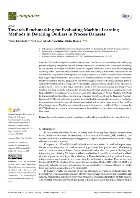Pdf Towards Benchmarking For Evaluating Machine Learning Methods In